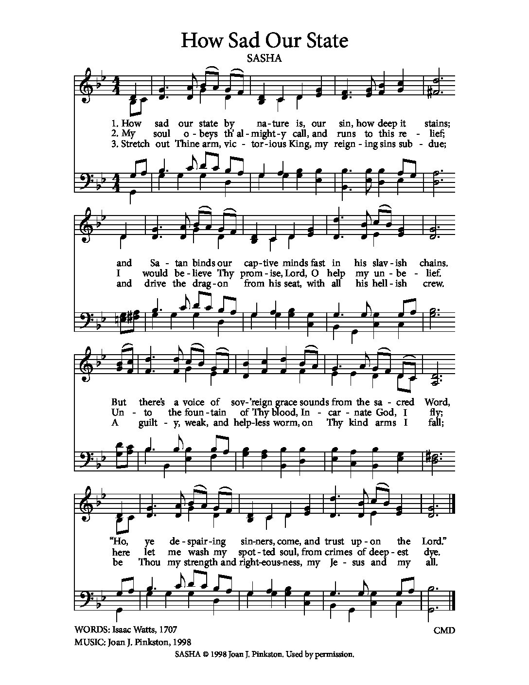 How Sad Our State – Legacy Baptist Church